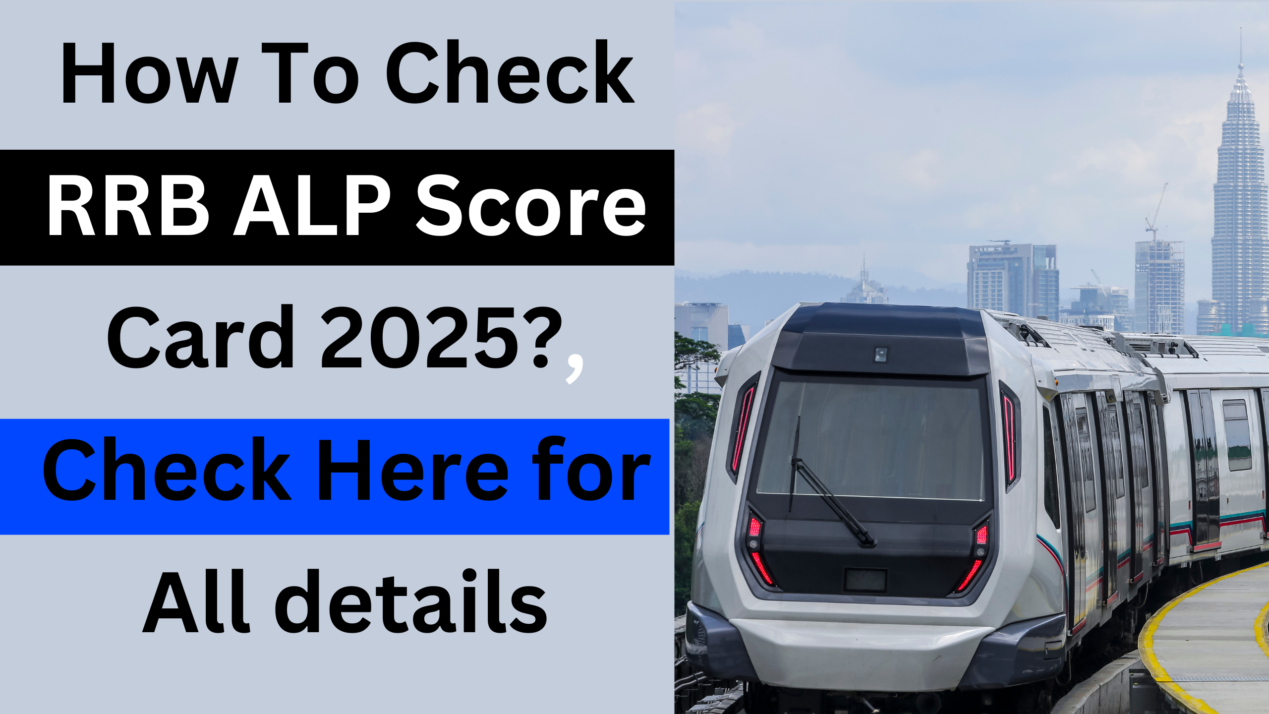 RRB ALP Score Card 2025 Download | How To Check RRB ALP Score Card 2025 ...